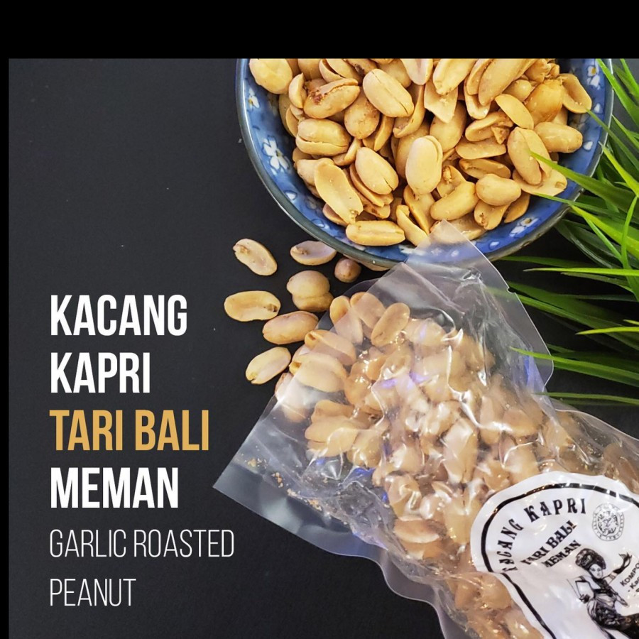Kacang Kapri Tari Bali Meman Garlic Roasted Peanut - Lilasia