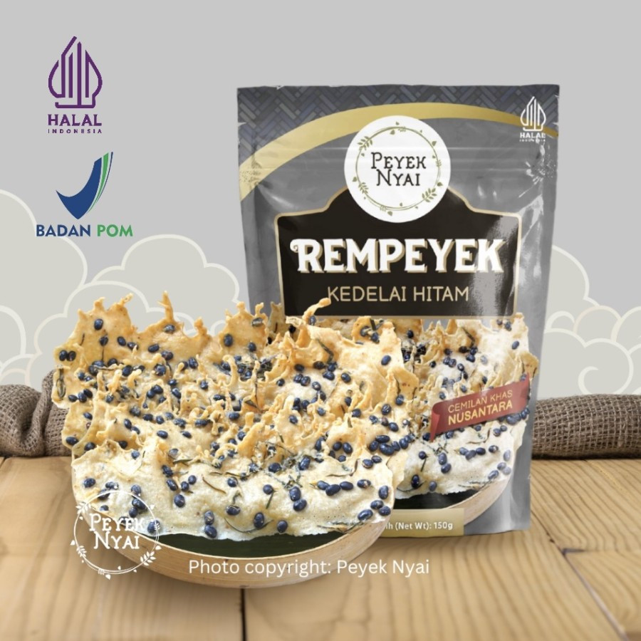 Rempeyek Kedelai Hitam - Lilasia